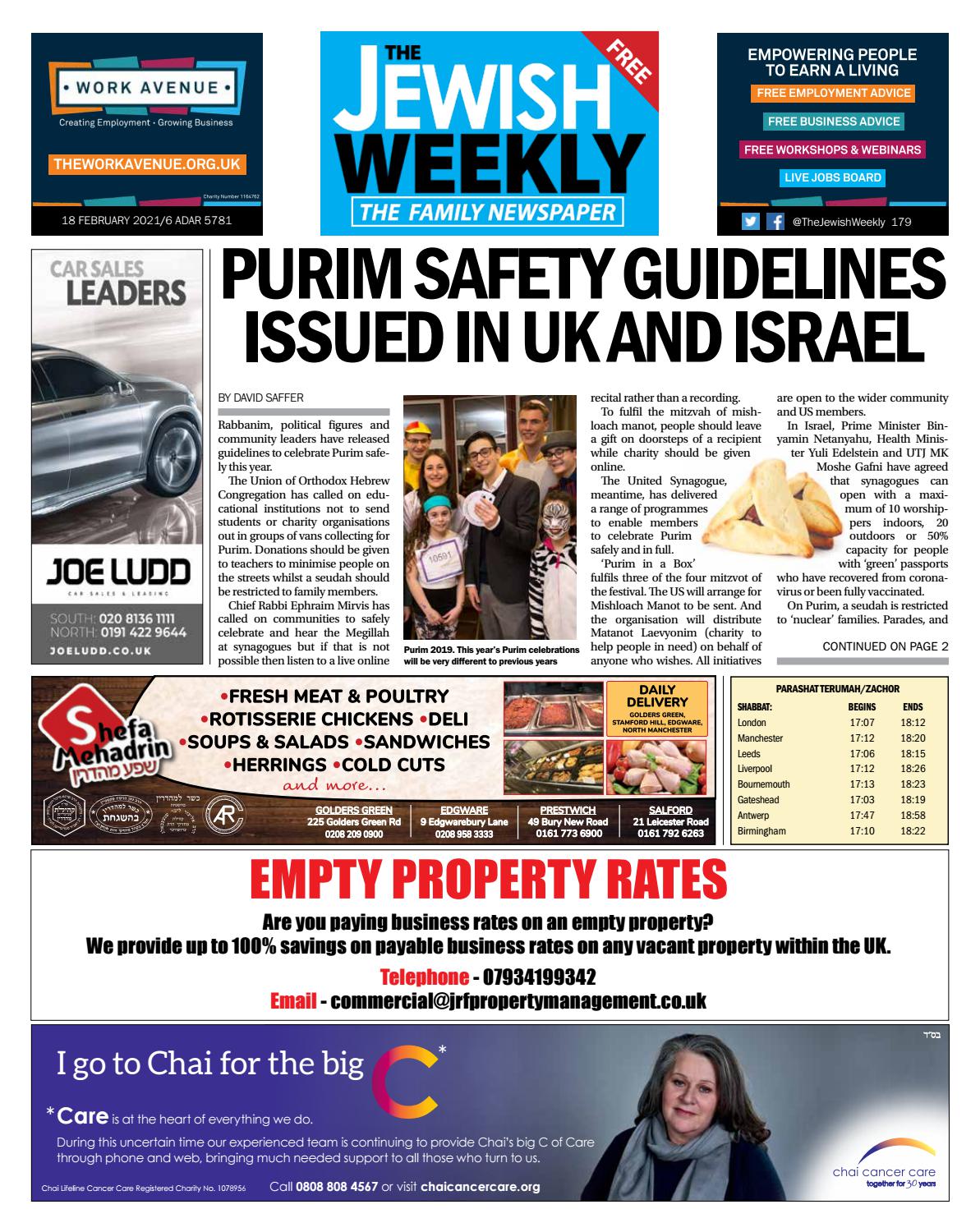 The Jewish Weekly Issue 179 by The Jewish Weekly - Issuu