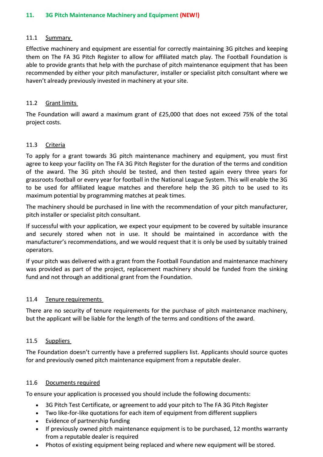 Small scale projects guidance by footballfoundation - Issuu
