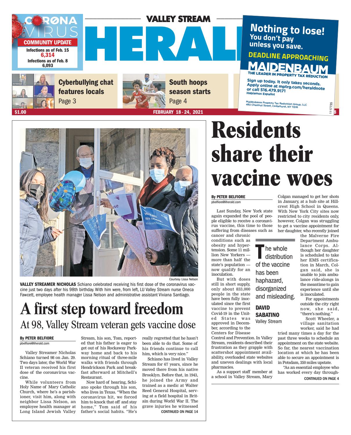 Valley Stream Herald 02-18-2021 by Richner Communications, Inc - Issuu