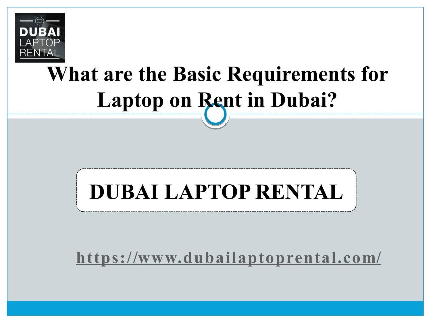 What are the Basic Requirements for Laptop on Rent in Dubai? by ...