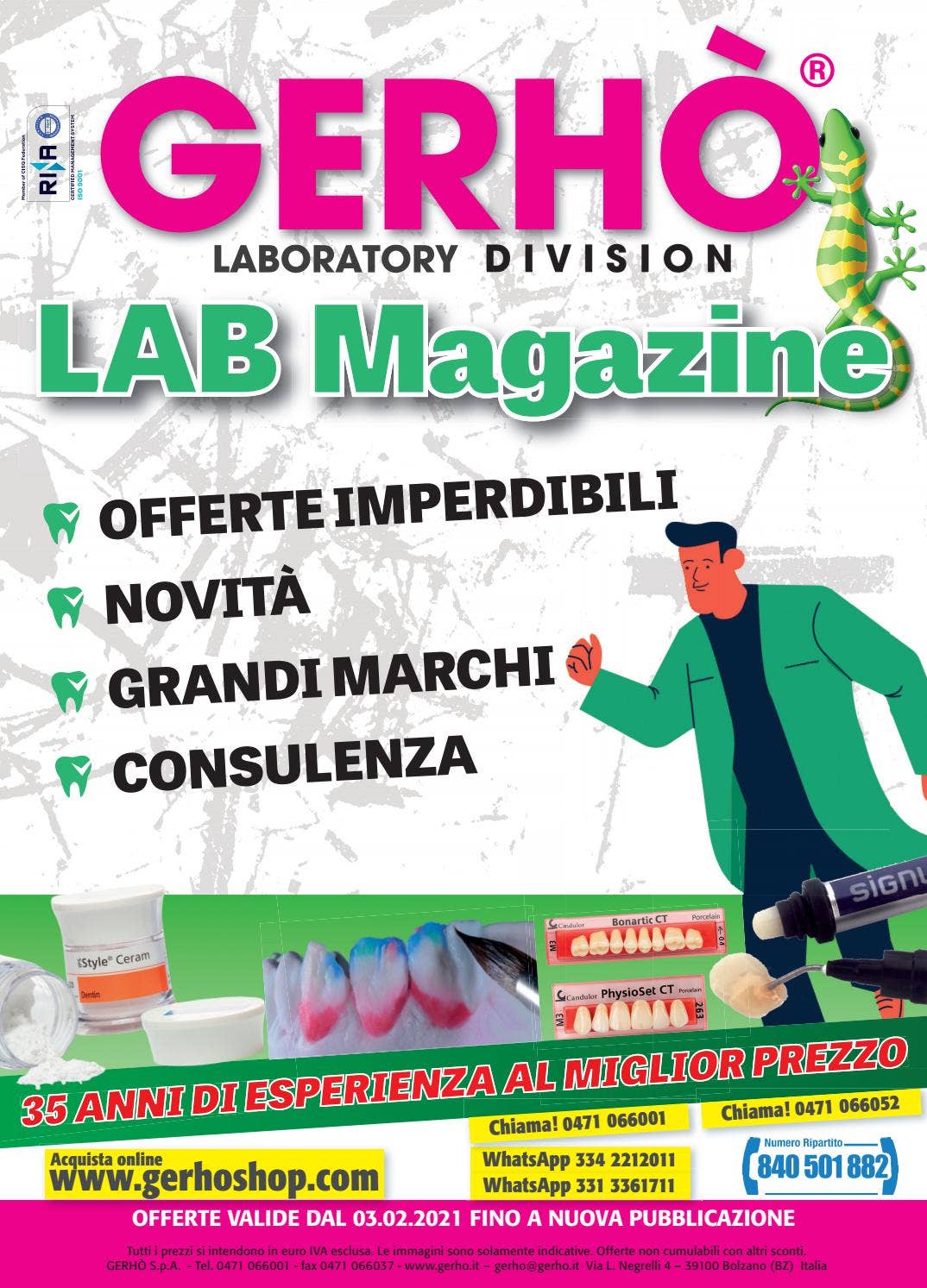 LAB Magazine - OFFERTE per il laboratorio VALIDE DAL 03.02.2021 fino a ...