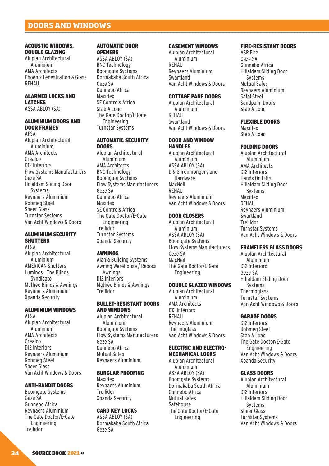 Leading Architecture & Design Sourcebook 2021 by New Media B2B - Issuu