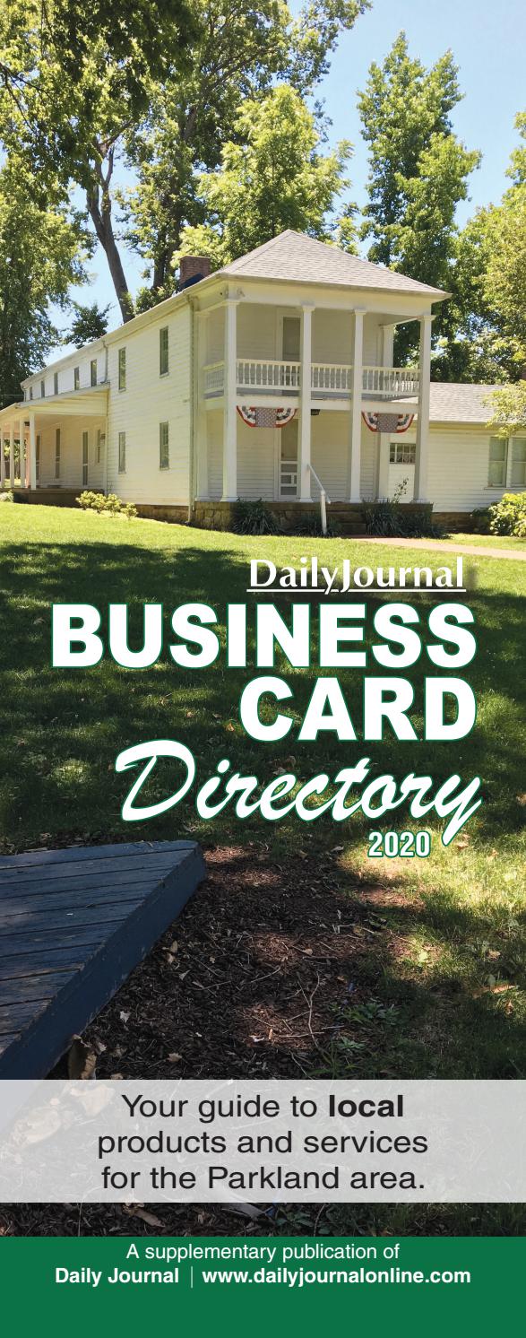 Business Card Directory - 2020 by Daily Journal Online - Issuu