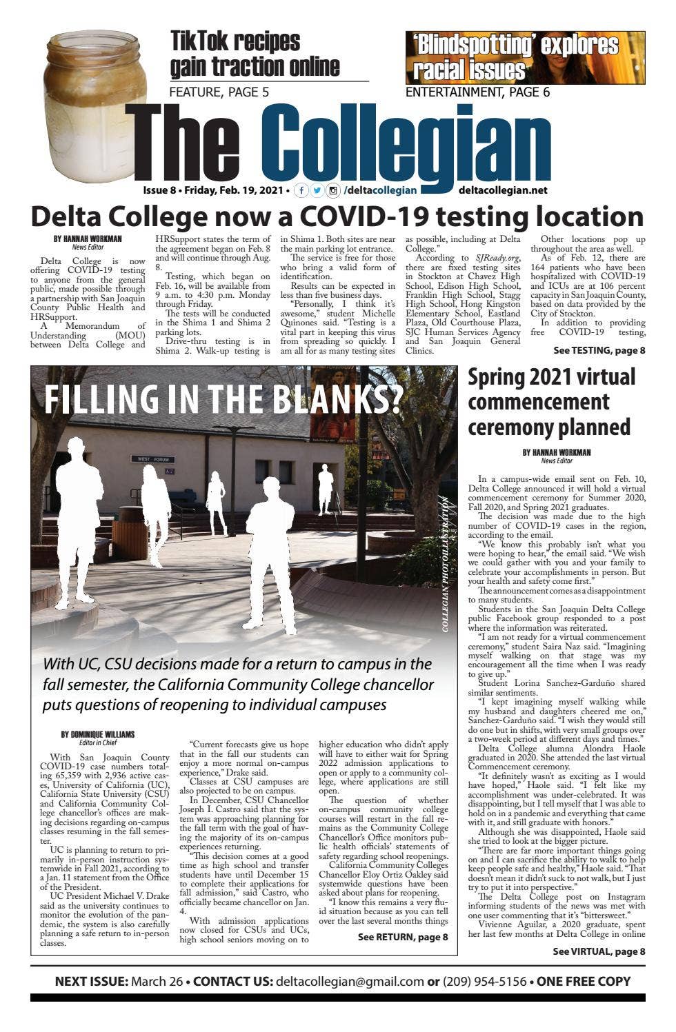 The Collegian - Published Feb. 19, 2021 by The Collegian - Issuu