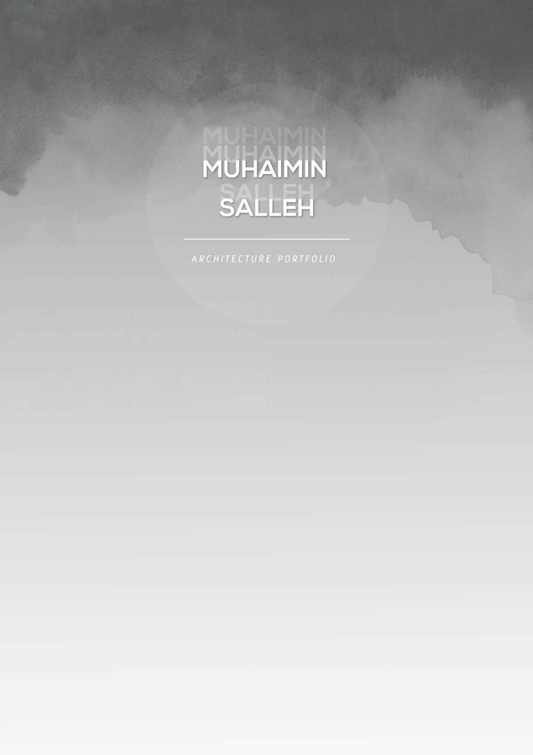 Architectural Portfolio by Muhaimin.S - Issuu