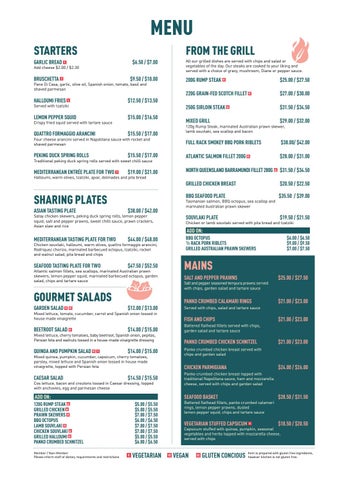 The Gallery Menu by Bankstown Sports Club - Issuu