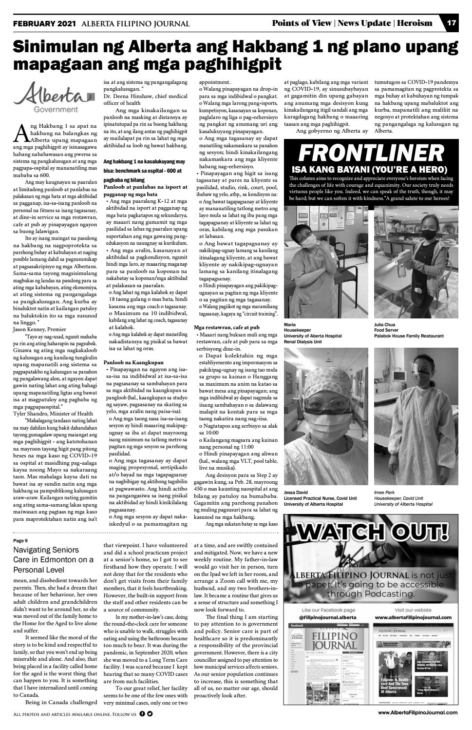 Alberta Filipino Journal - February 2021 Issue by Alberta Filipino ...