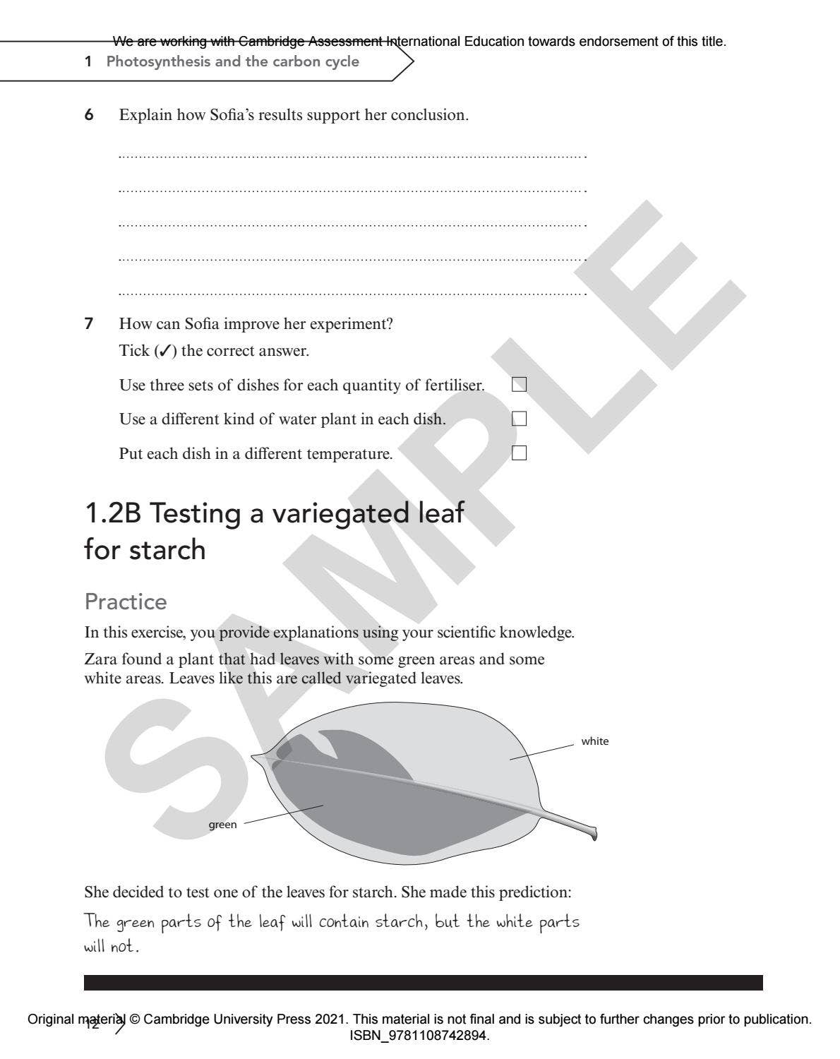Lower Secondary Science WORKBOOK 9 by Cambridge International Education ...