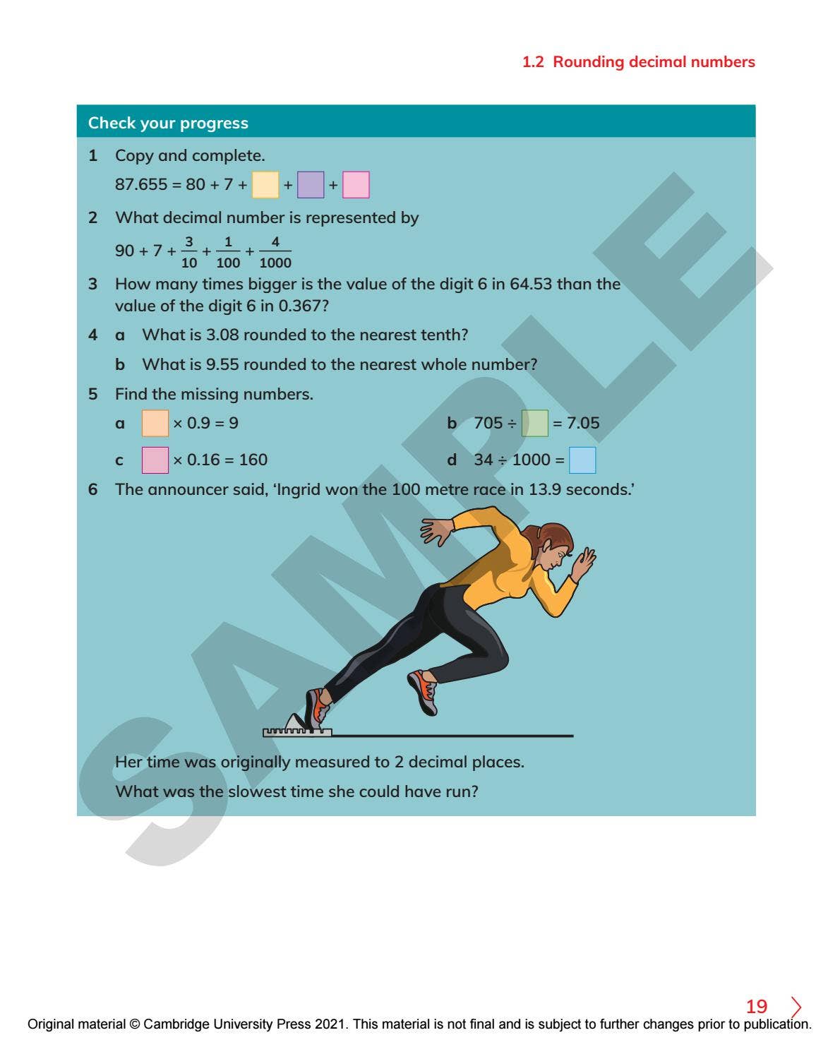 Primary Mathematics Learner's Book 6 Sample by Cambridge International ...
