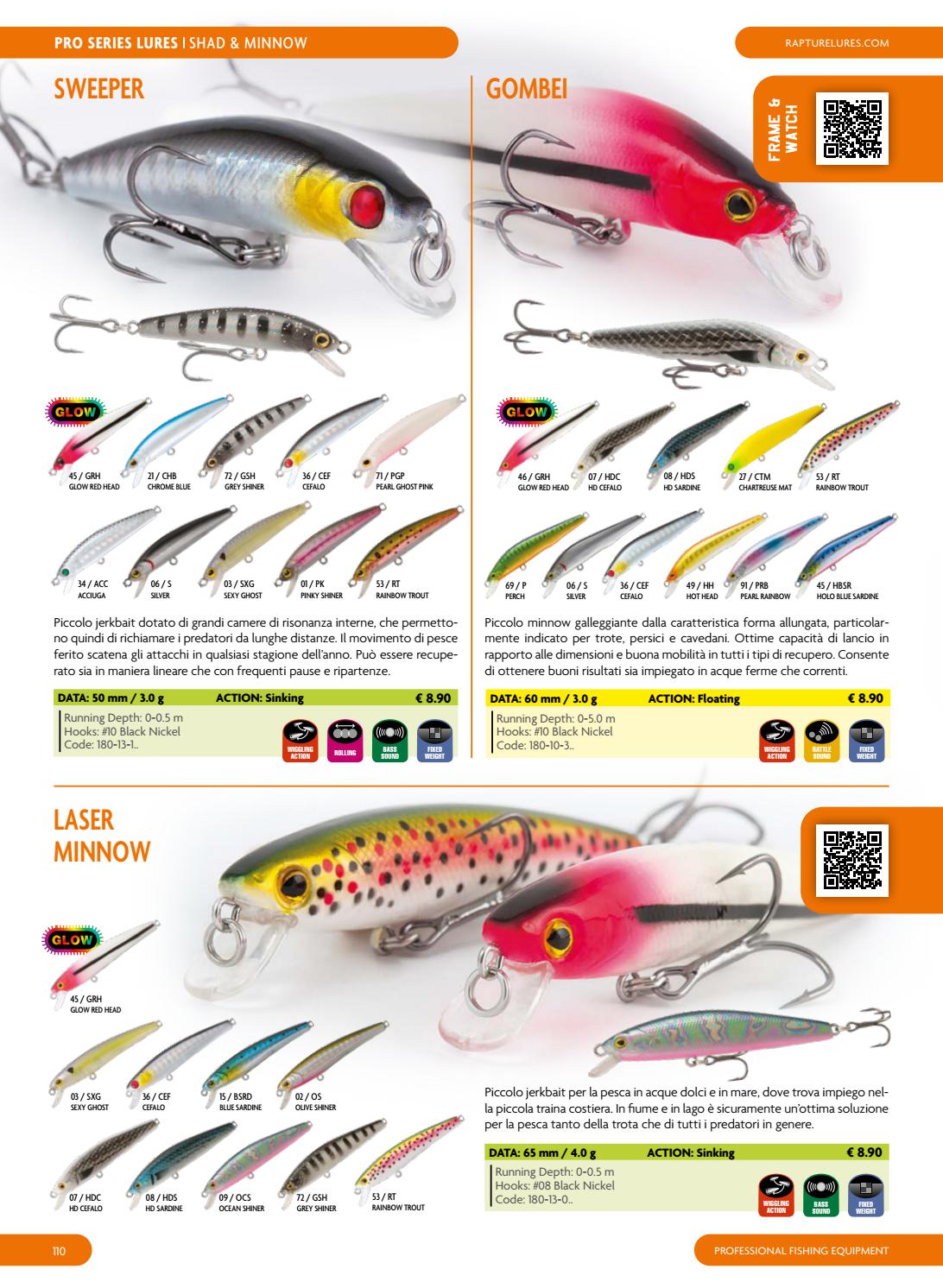 Rapture Lures Fishing Catalogo - Articoli per la pesca a spinning ...
