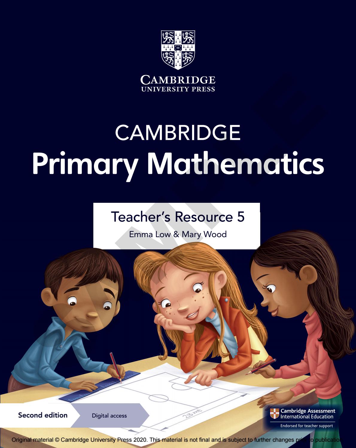 Primary Mathematics Teacher s Resource 5 Sample By Cambridge University Primary Mathematics Teacher s Resource 5 Sample By Cambridge University