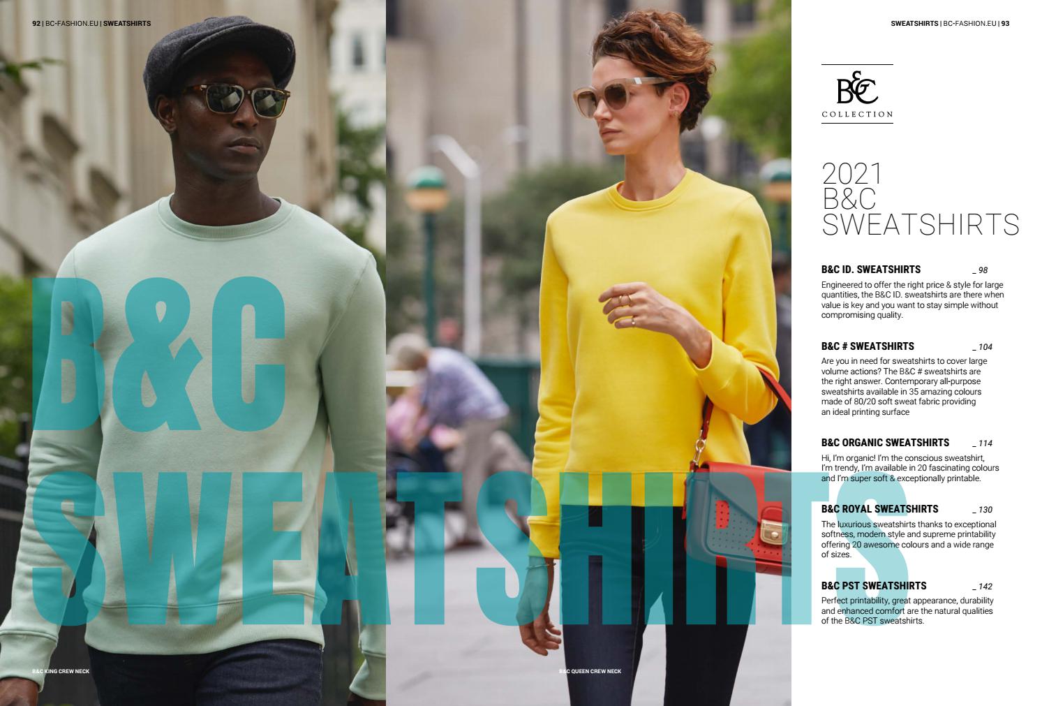 B&C Collection Sweatshirts by Publication - Issuu