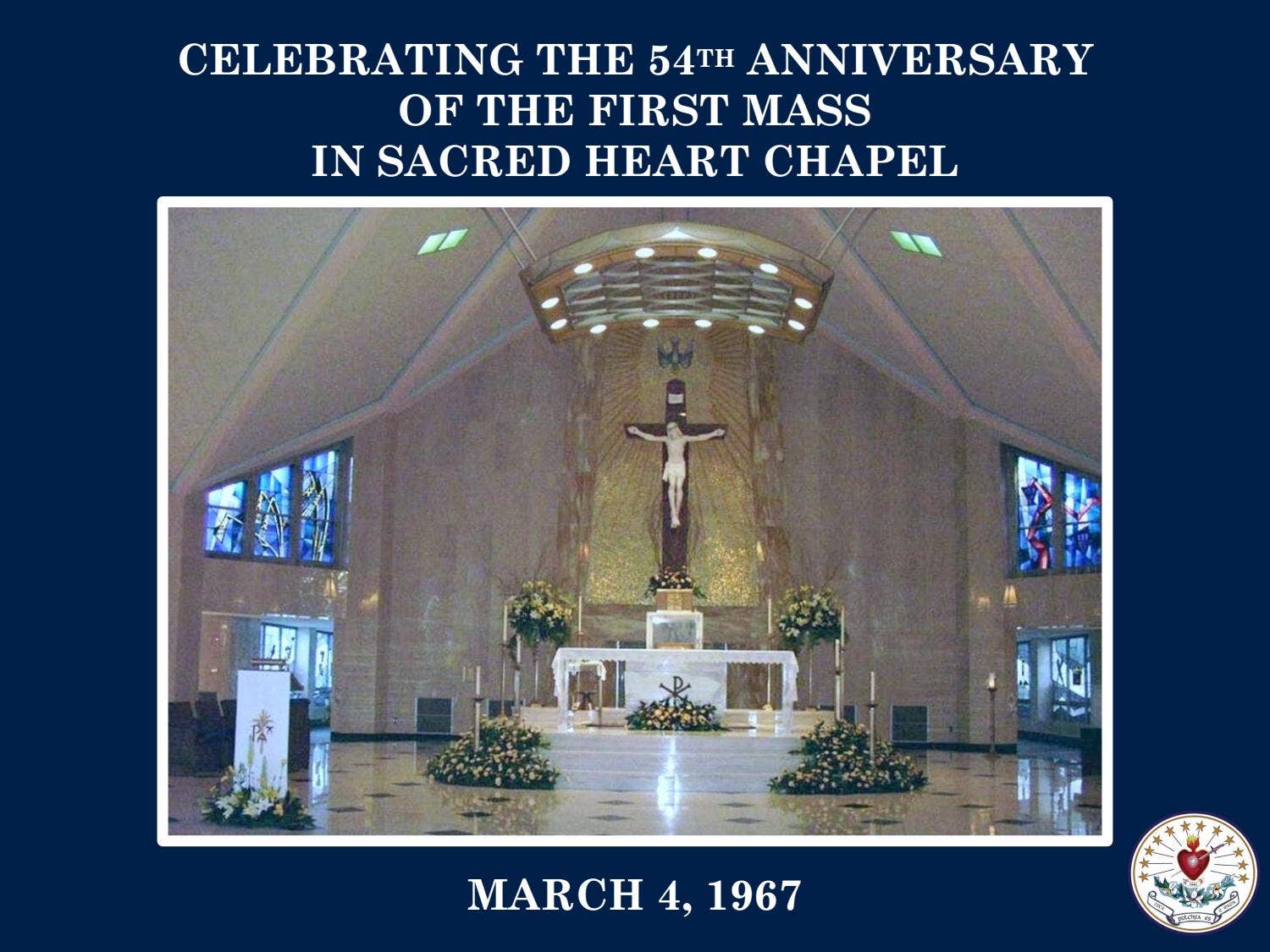 Celebrating the 54th Anniversary of the First Mass in Sacred Heart ...