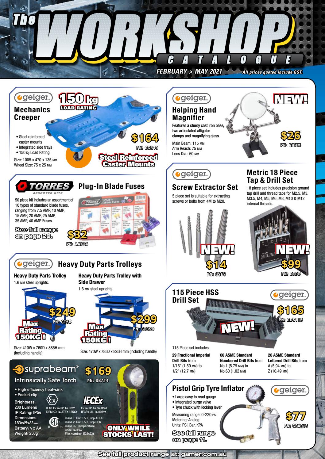Workshop Catalogue Feb-May 2021 by C&L Tool Centre Pty Ltd - Issuu