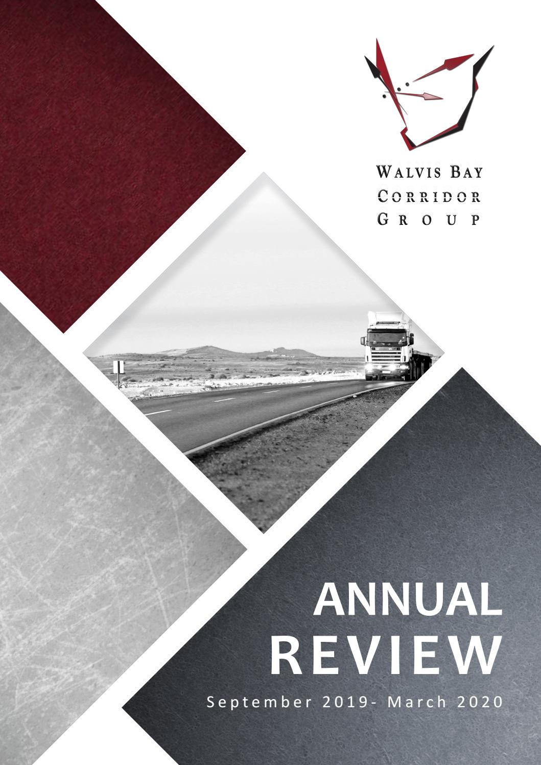 Walvis Bay Corridor Group Annual Review 2019/2020 by Walvis Bay ...