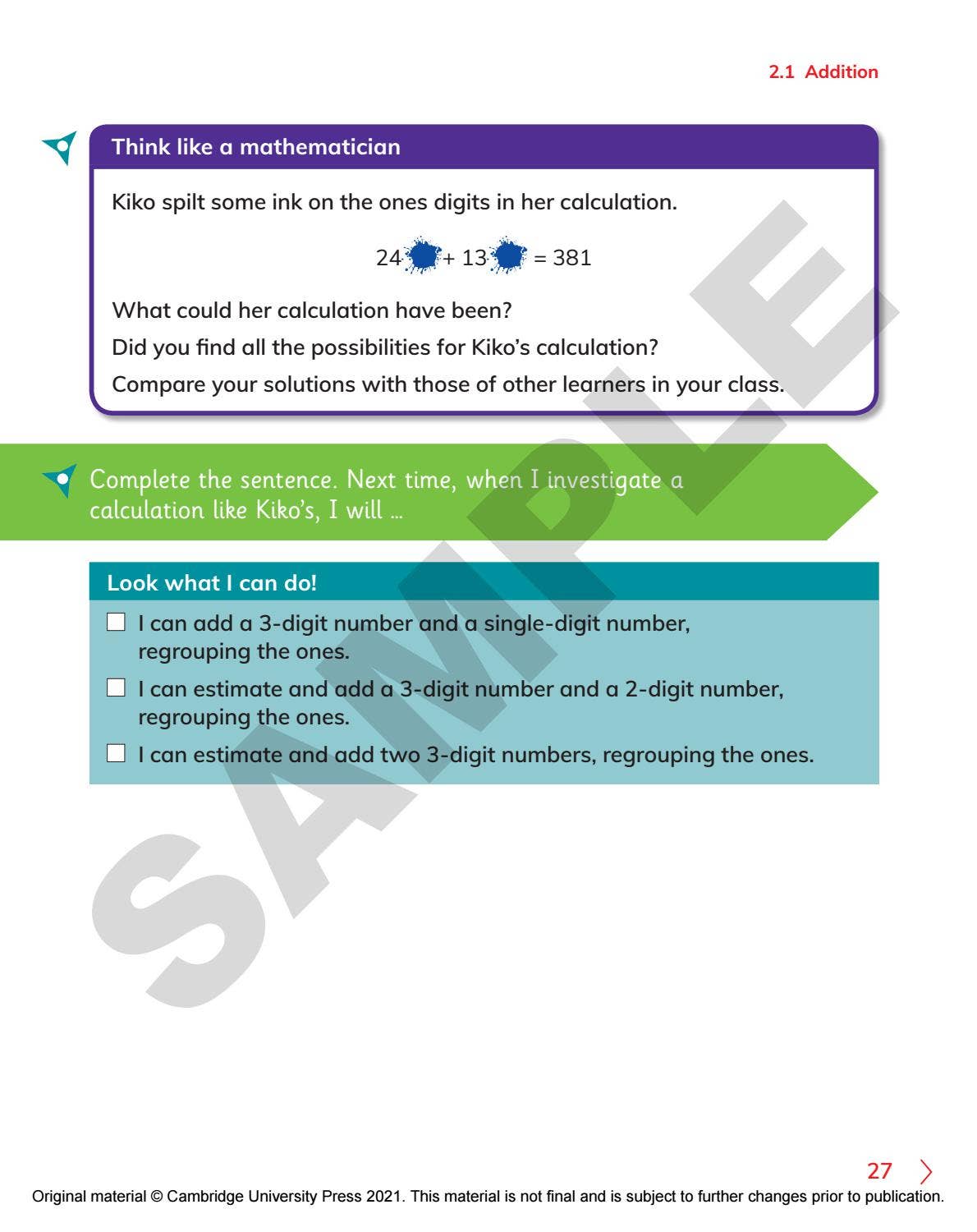 Primary Mathematics Learner’s Book 3 Sample by Cambridge International ...