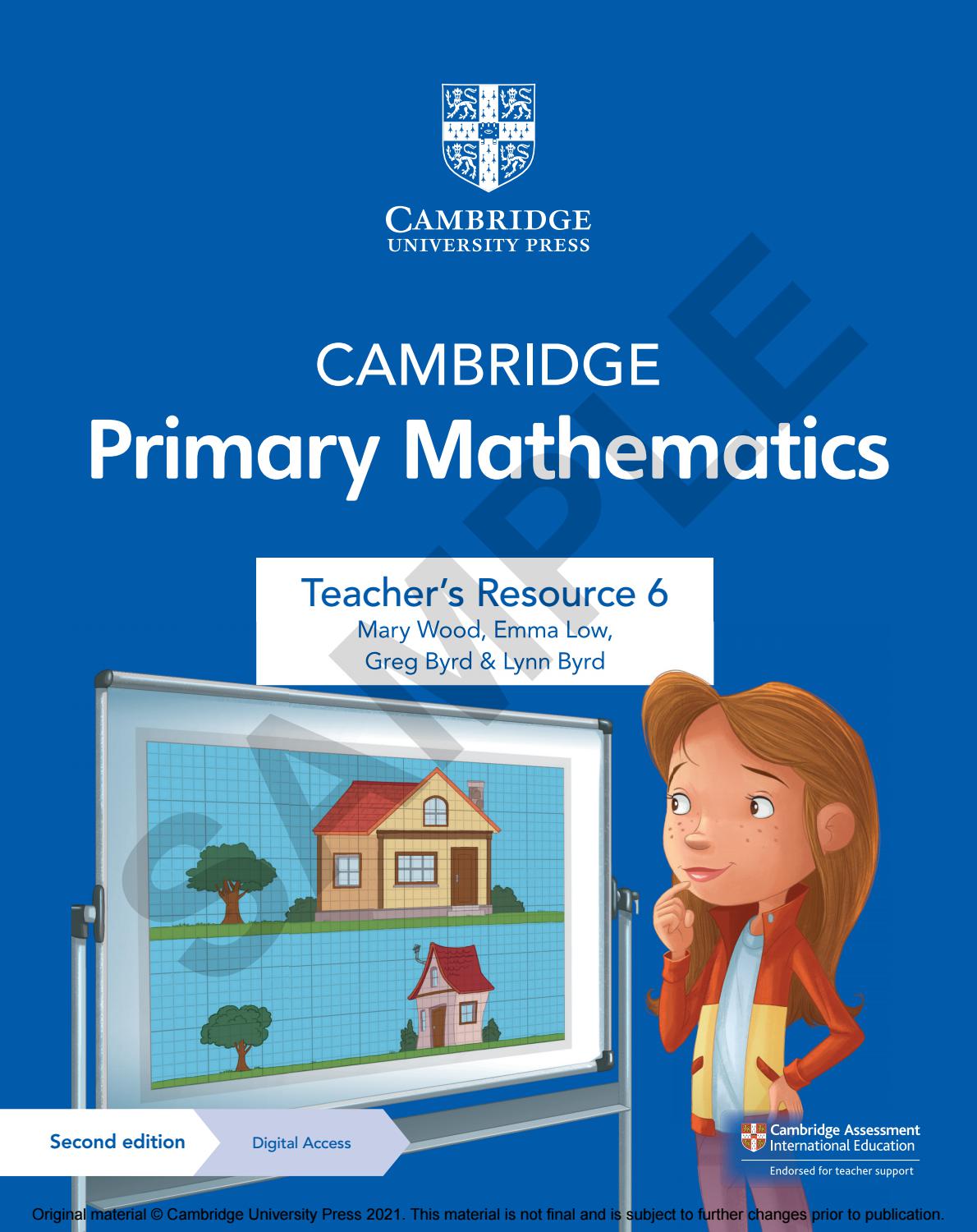Primary Mathematics Teacher s Resource 6 Sample By Cambridge University 