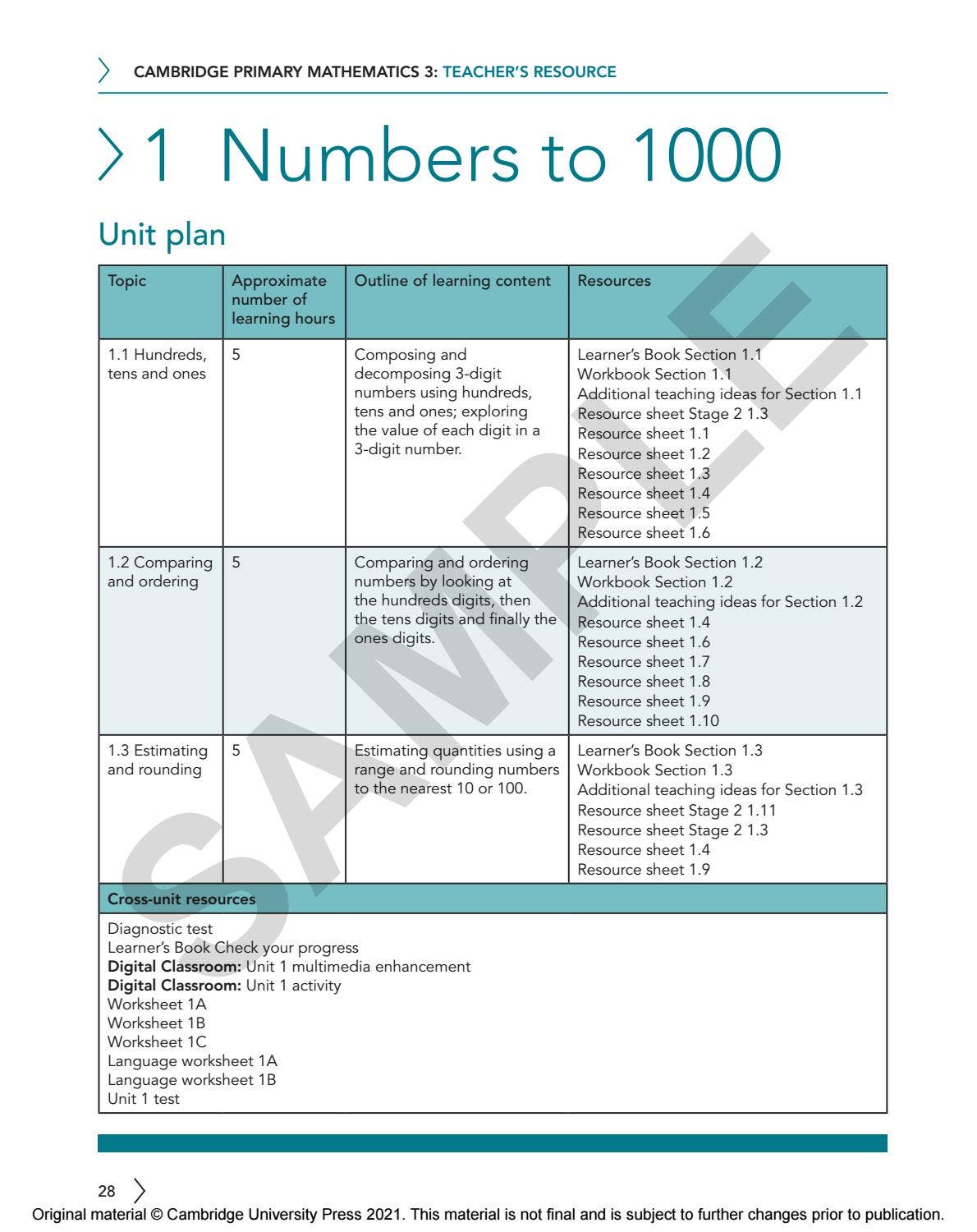 Primary Mathematics Teacher’s Resource 3 Sample by Cambridge ...