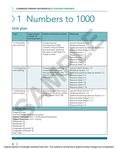 Primary Mathematics Teacher’s Resource 3 Sample by Cambridge ...