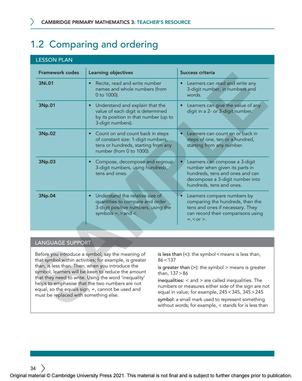Primary Mathematics Teacher’s Resource 3 Sample by Cambridge ...