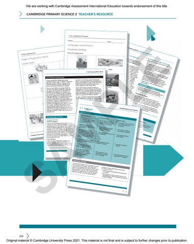 Primary Science Teacher’s Resource 2 Sample by Cambridge International ...