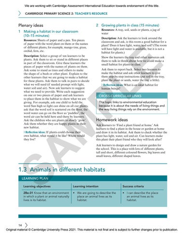Primary Science Teacher’s Resource 2 Sample by Cambridge International ...