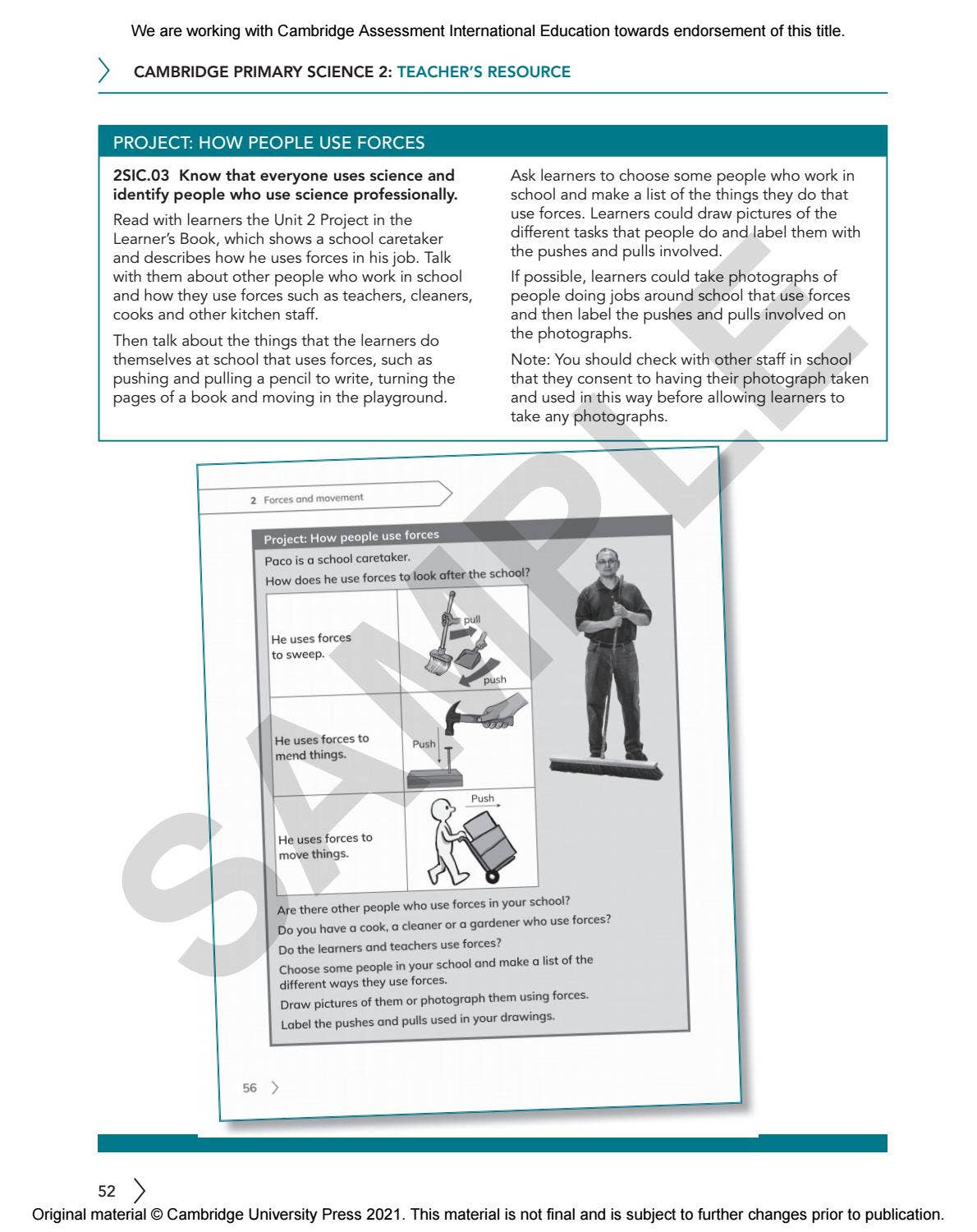 Primary Science Teacher’s Resource 2 Sample by Cambridge International ...