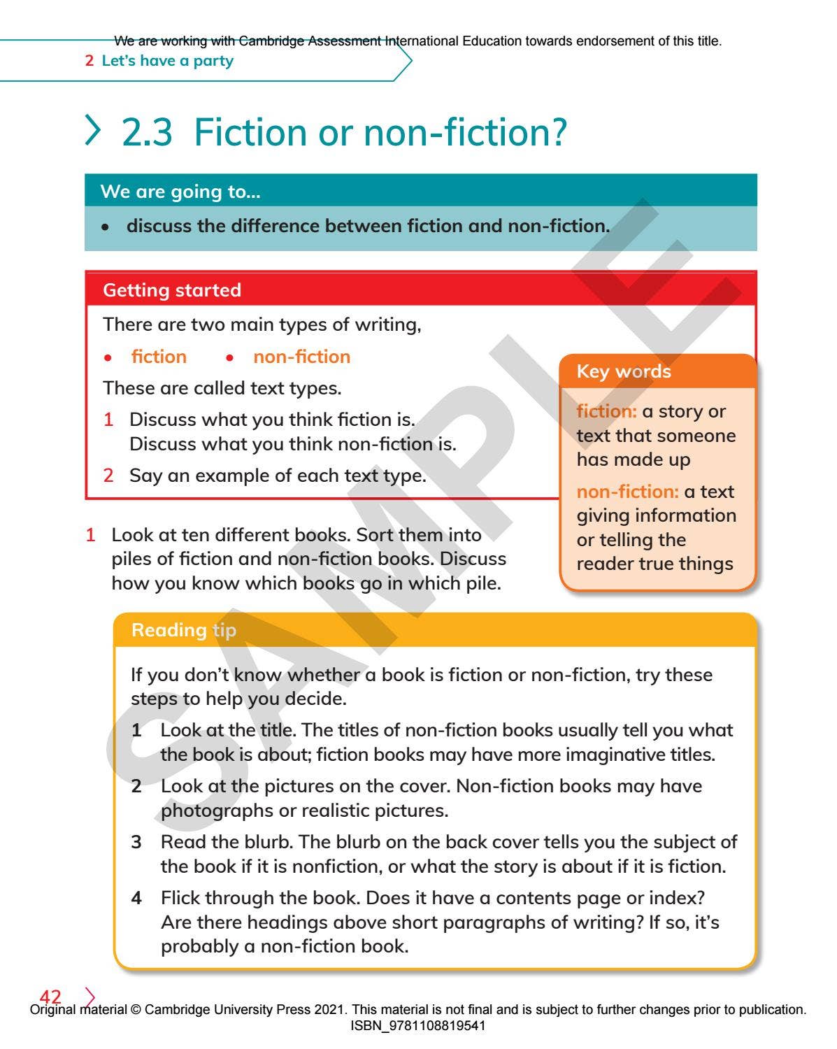 Primary English Learner’s Book 3 Sample by Cambridge International ...