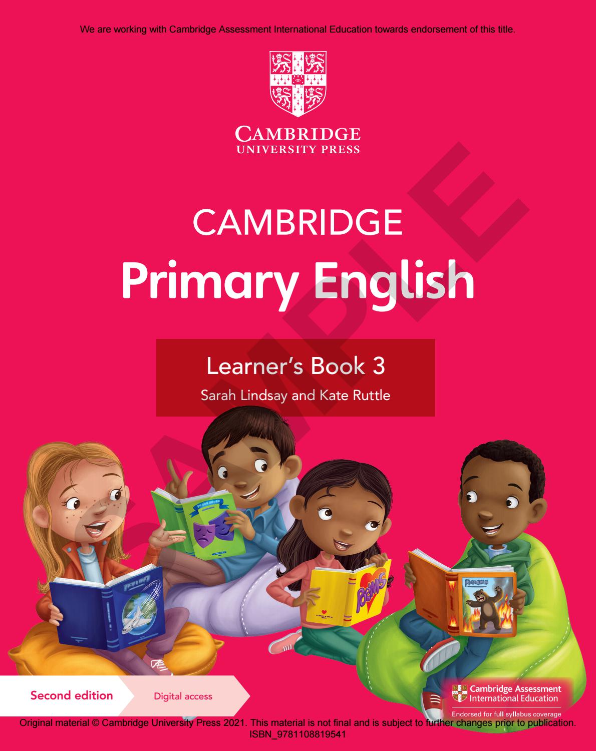 Primary English Learner’s Book 3 Sample by Cambridge International ...
