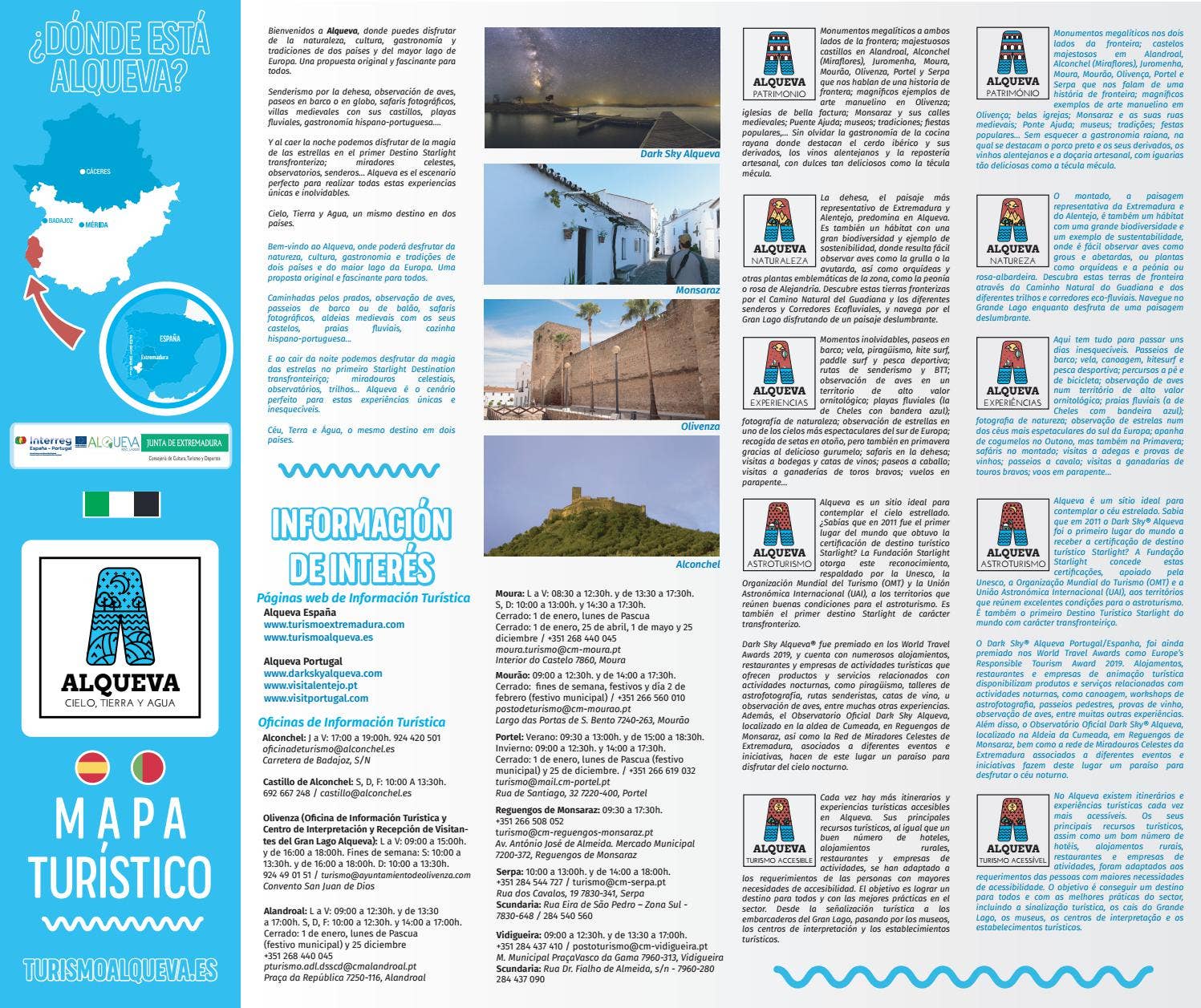 Mapa turístico de Alqueva by Extremadura Turismo - Issuu