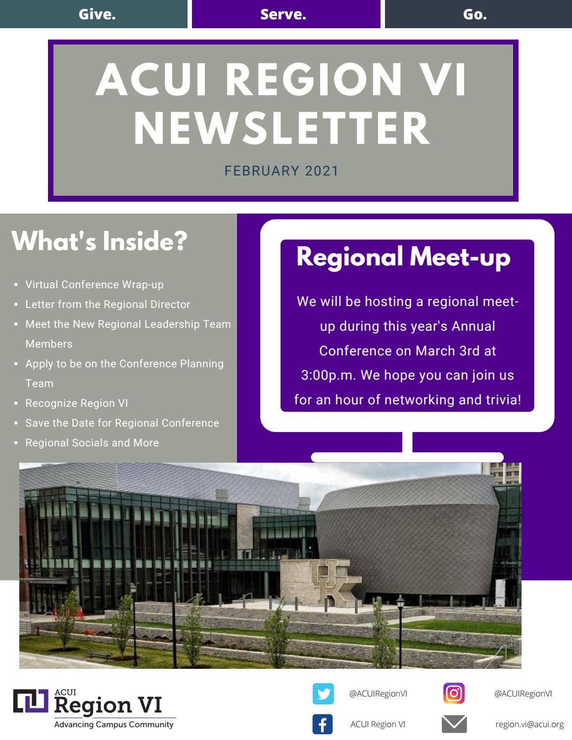 ACUI Region VI Newsletter February by ACUI Region VI - Issuu