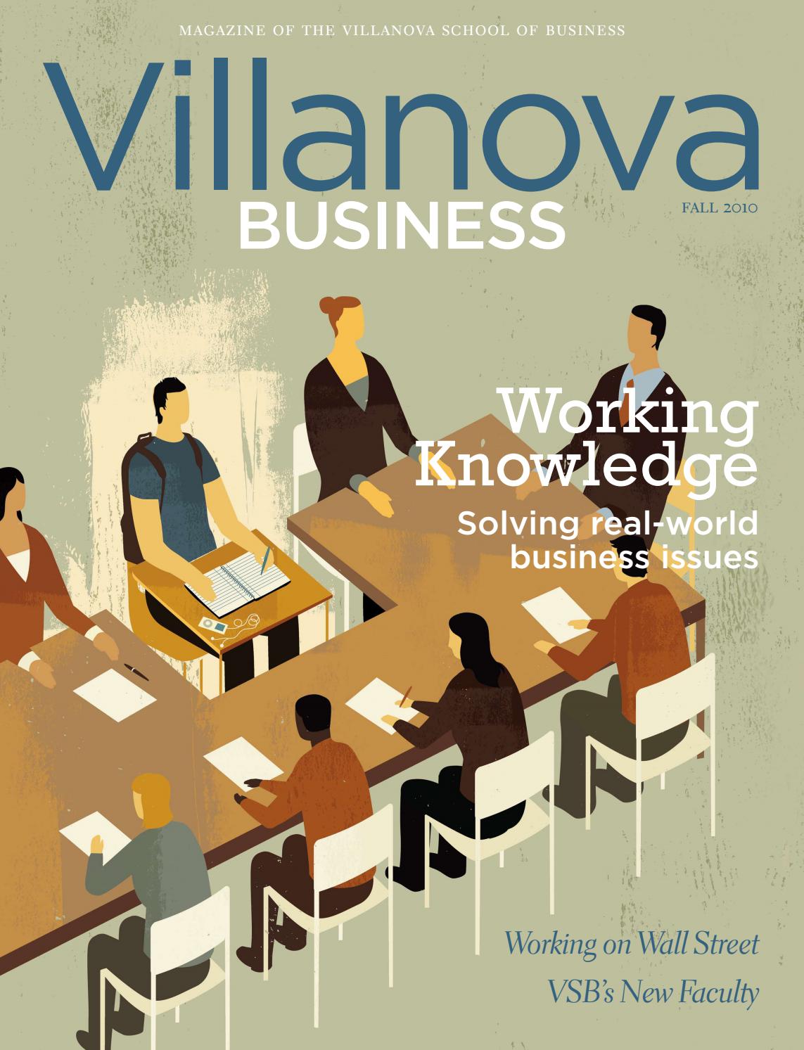 Fall Villanova Business Magazine 2010 by Villanova School of Business ...