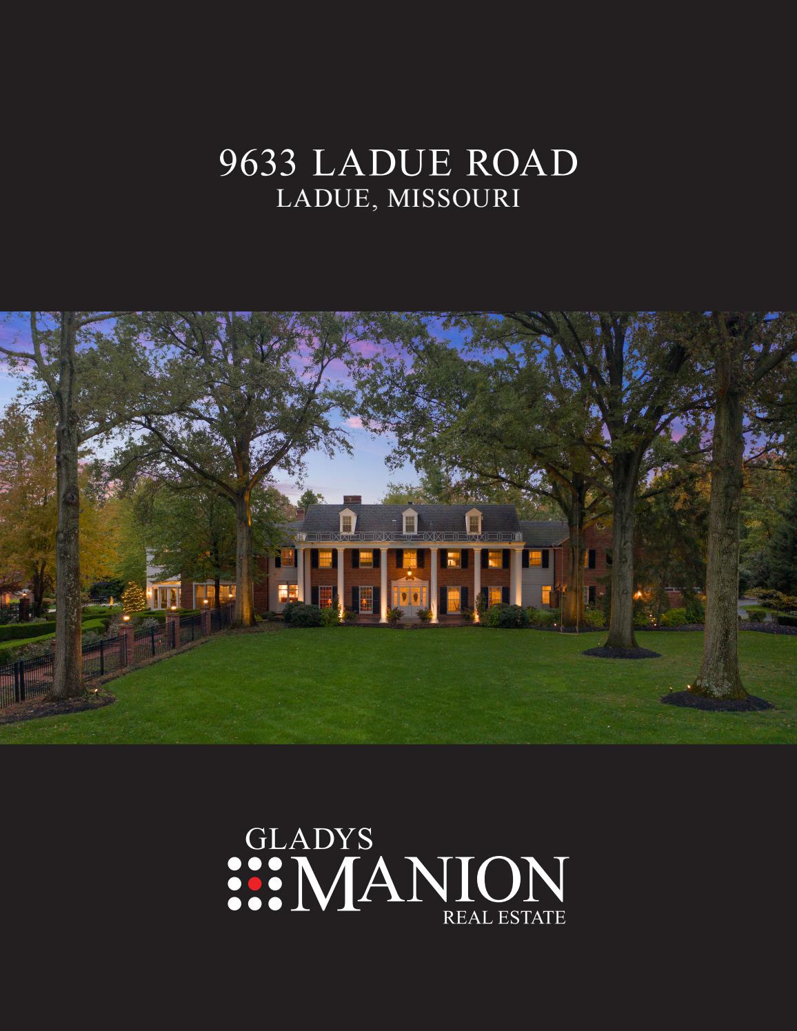 9633 Ladue Road, Ladue Missouri by Gladys Manion Real Estate - Issuu