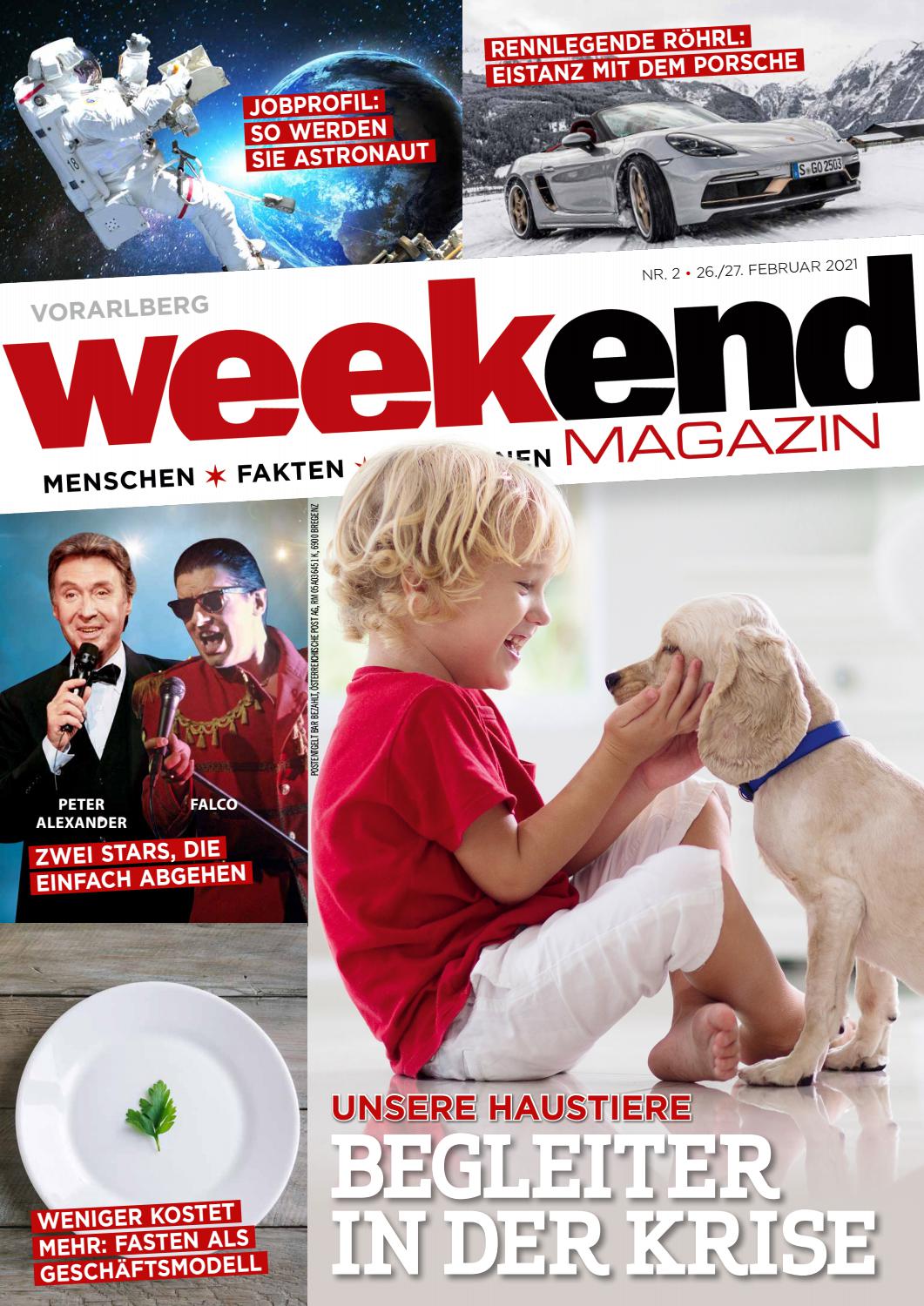 Weekend Magazin Vorarlberg 2021 KW 08 by Weekend Magazin Vorarlberg - Issuu