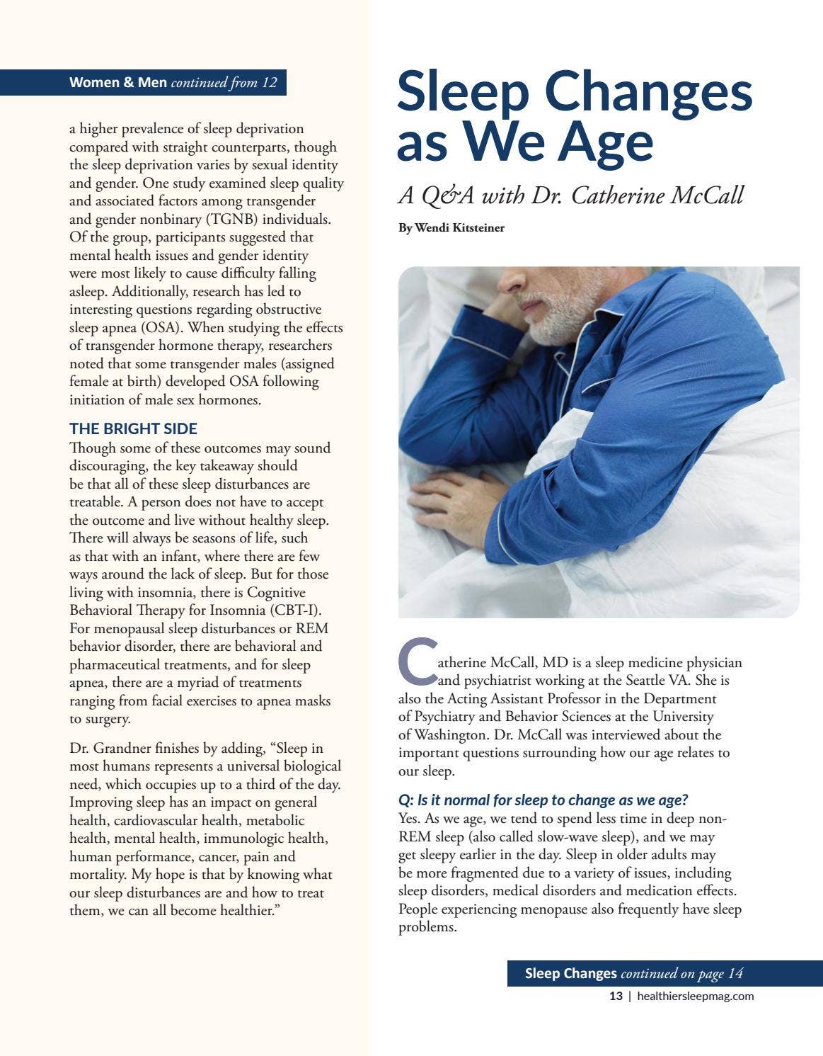 March/April 2021 Healthier Sleep Magazine by World Sleep Society - Issuu