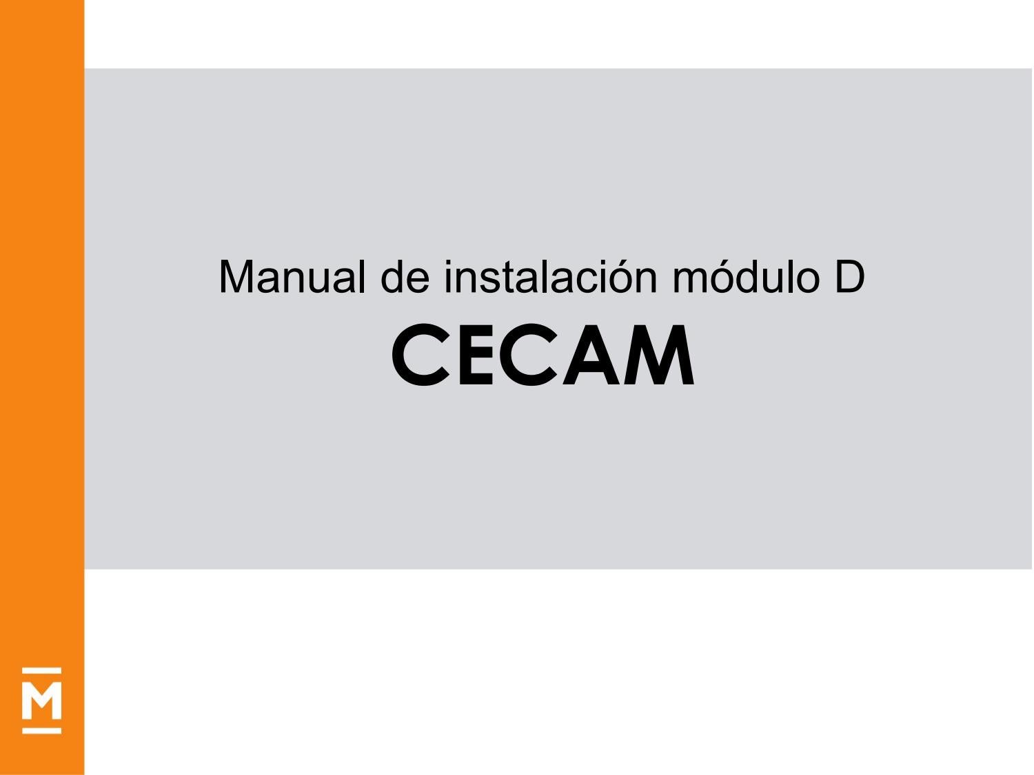 Manual Cecam modulo D by Madecentro Colombia - Issuu