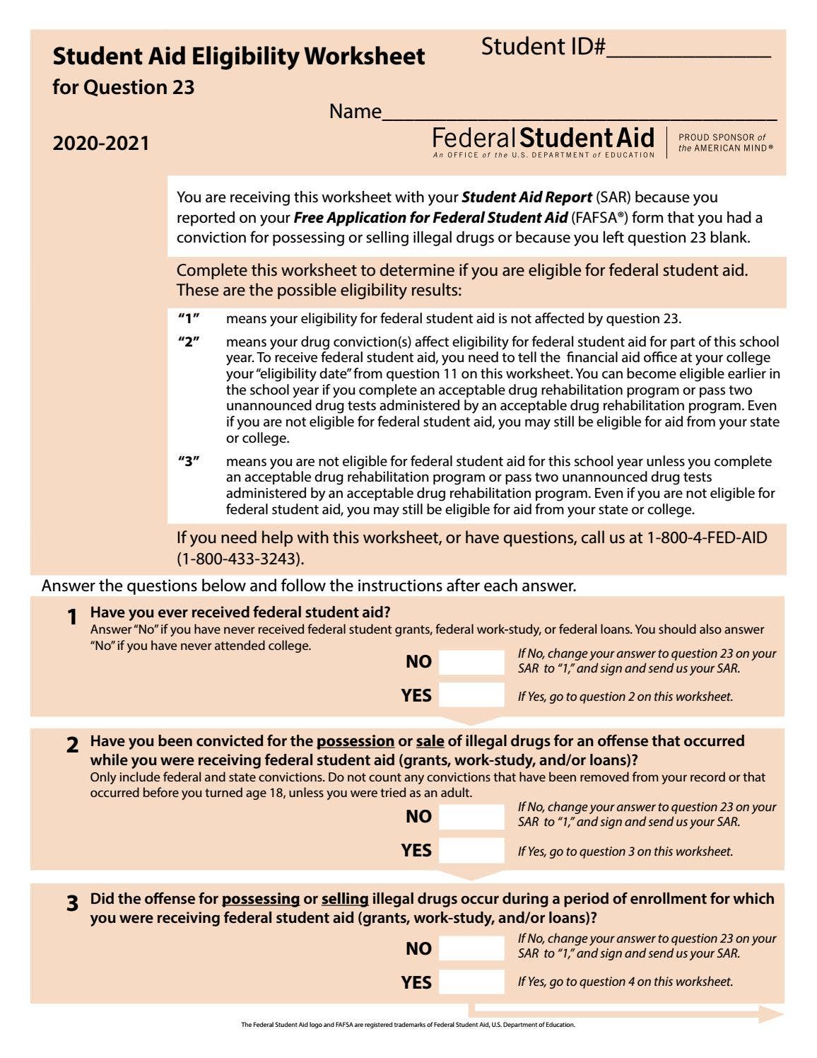 Student Aid Eligibility Worksheet by SUNY Erie - Issuu
