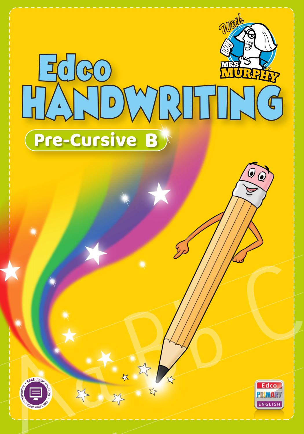 Edco Handwriting Pre-cursive Senior Infants by Edco Ireland - Issuu