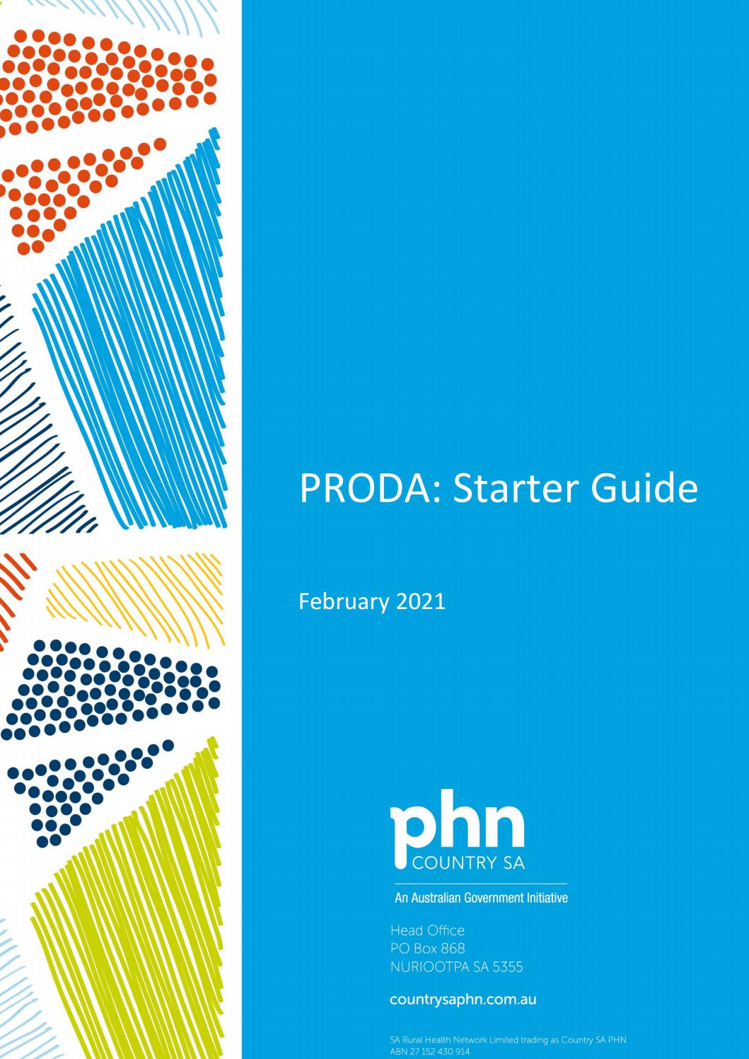 CSAPHN PRODA Starter Guide by CSAPHN - Issuu