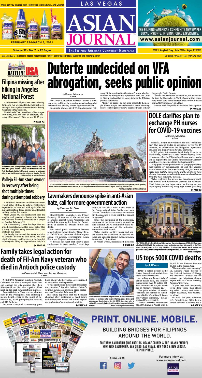 022521 - Las Vegas Edition by Asian Journal Community Newspapers - Issuu