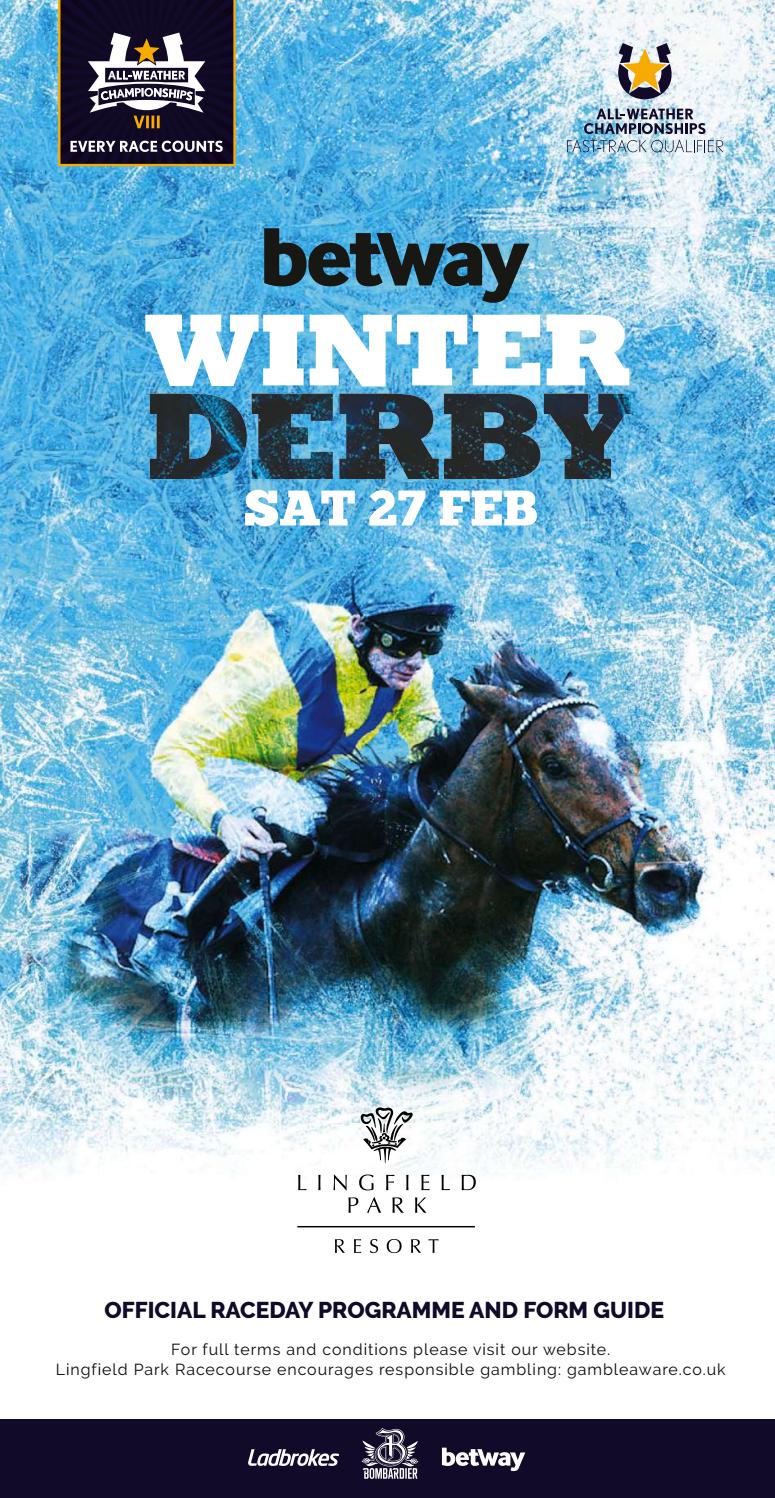Lingfield Park Racecard - Saturday 27 February - Winter Derby by ...