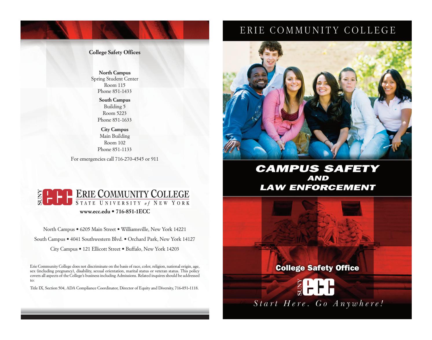 Campus Safety and Law Enforcement Brochure by SUNY Erie - Issuu