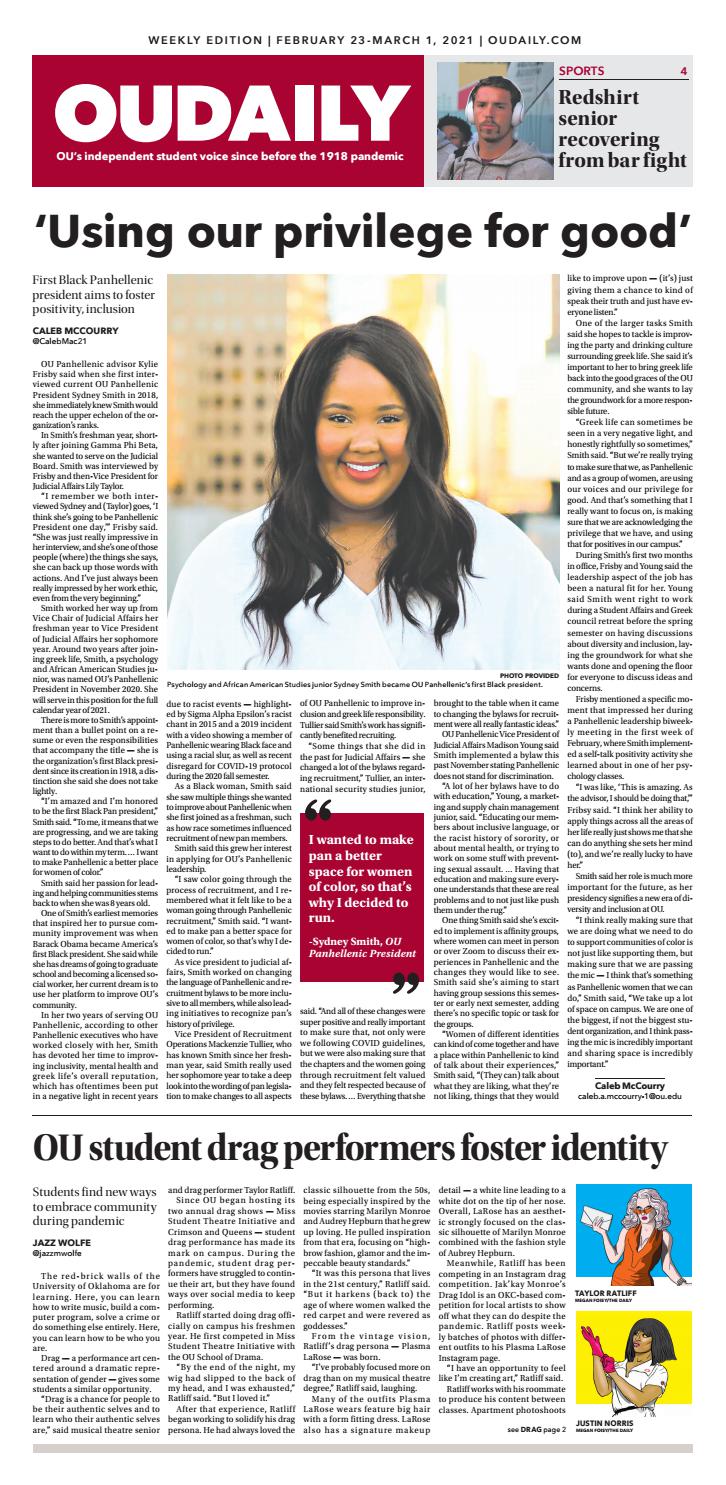 Feb. 23-Mar. 1, 2021 by OU Daily - Issuu