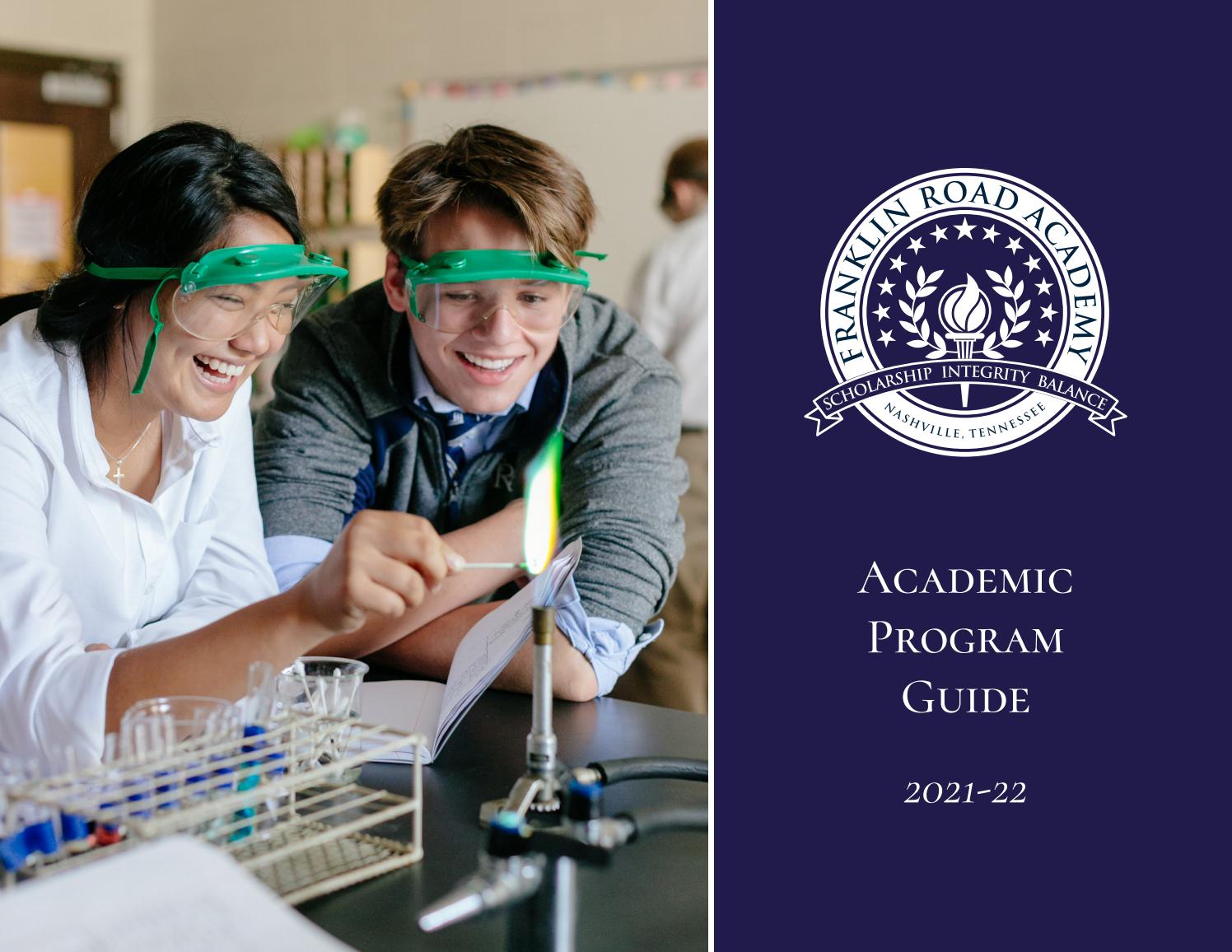 Academic Course Guide 2021-22 by Franklin Road Academy - Issuu