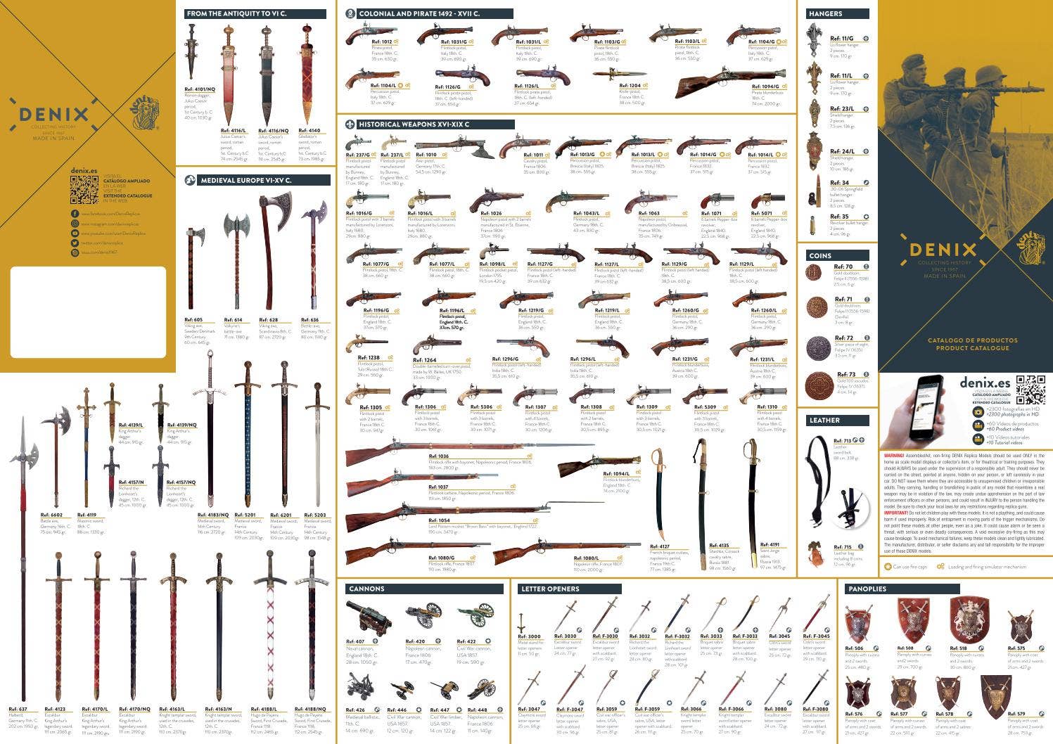 NEW CATALOGUE - BROCHURE DENIX REPLICAS 2021 (EXTERIOR) by DENIX - Issuu