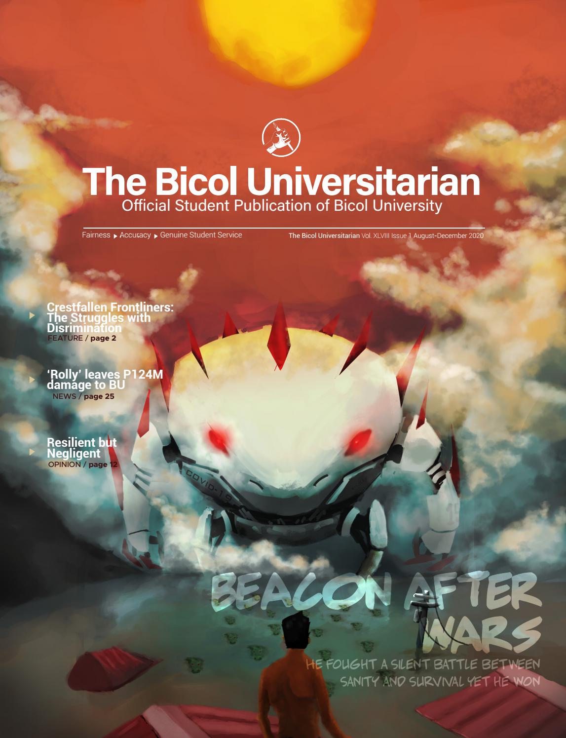 The Bicol Universitarian Volume XLVIII Issue 01 by The Bicol ...