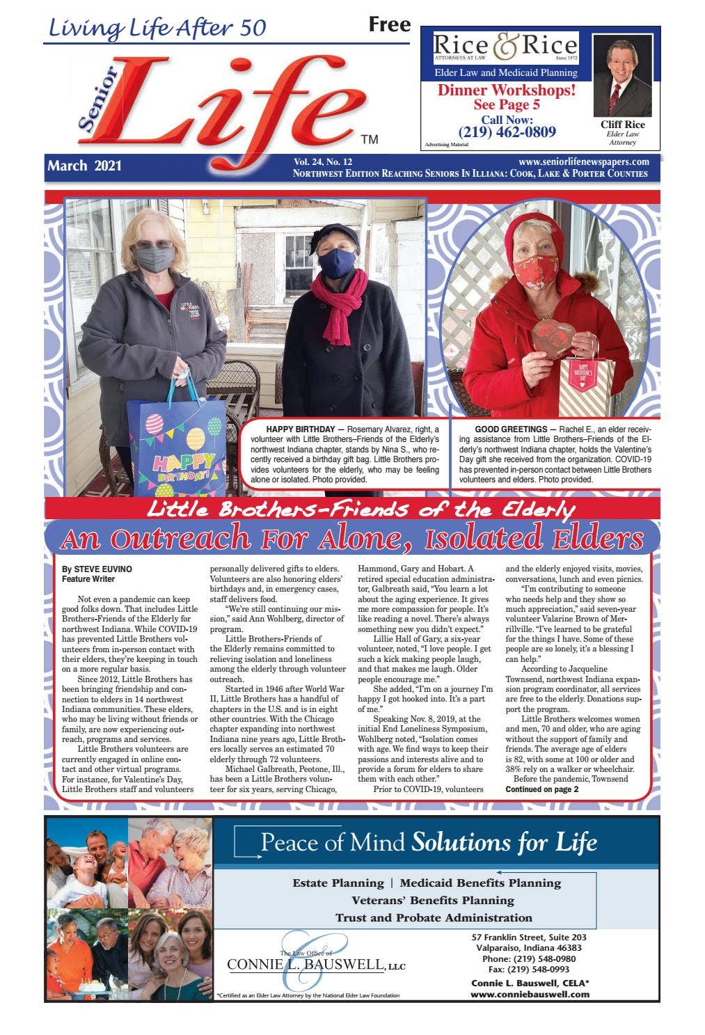 Senior Life Northwest Edition March 2021 by The Papers Inc. - Issuu