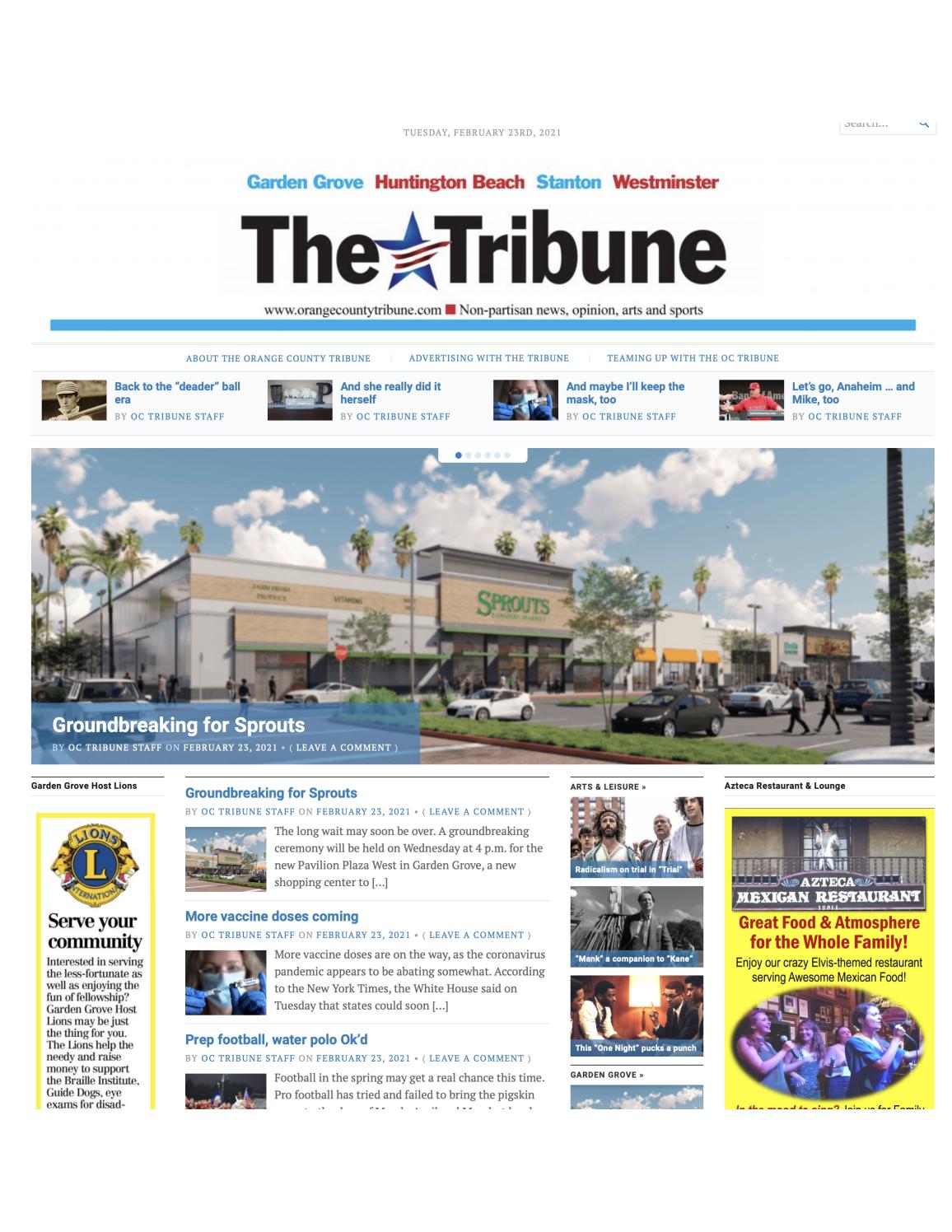 Orange County Tribune, Feb. 23, 2021 by orangecountytribune - Issuu