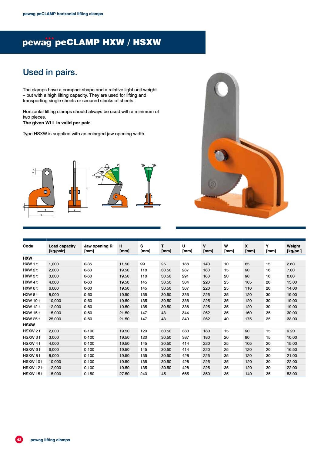 Catalogue_pewag lifting clamps_EN_2021 by pewag - Issuu