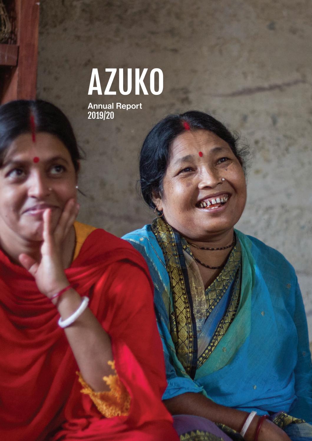 AzuKo Annual Report 2019/20 by AzuKo - Issuu